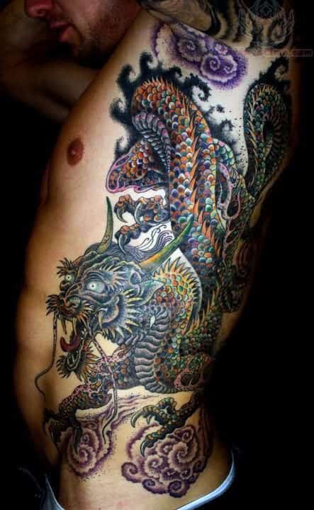50 Chinese Dragon Tattoo Designs For Men - Flaming Ink Ideas - 伟德电子官网