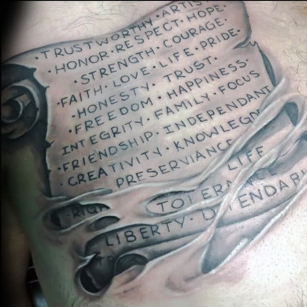 前53滚动纹身的想法(2021灵感指南) - 伟德电子官网